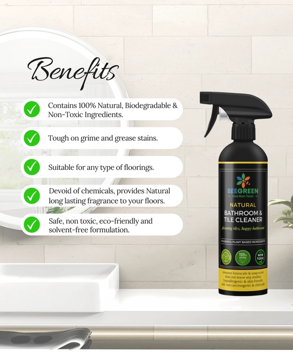 Natural Bathroom & Tile Cleaner | BeeGreen